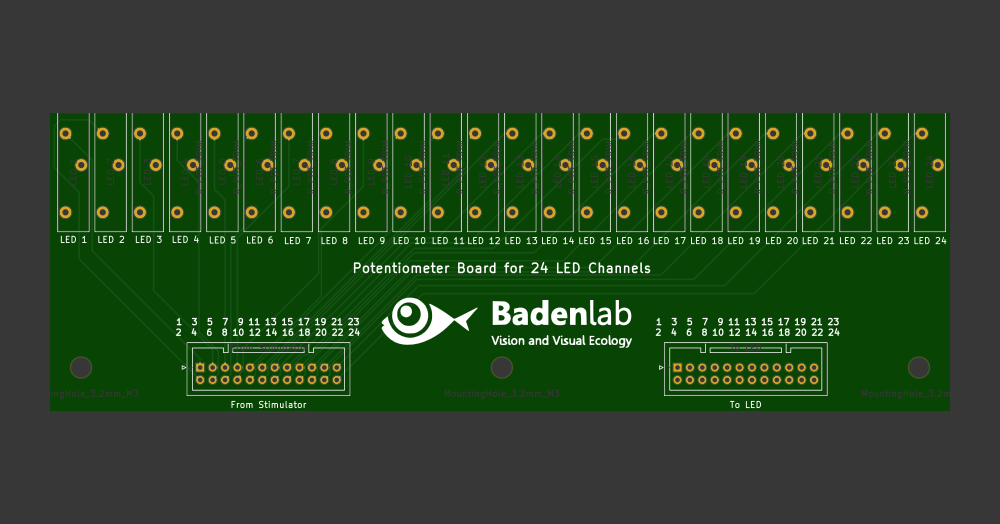 PCB-Potentiometer_Mounts-24_LED_Channels on Kitspace