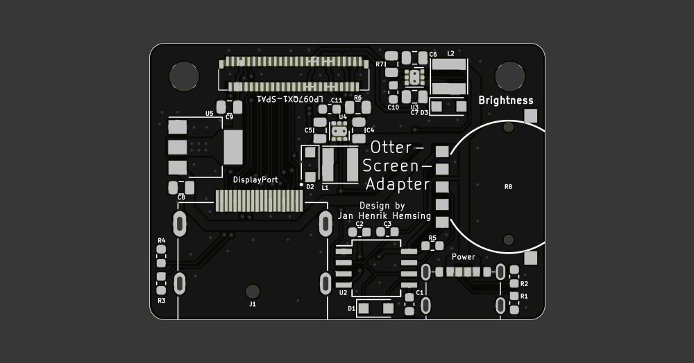 OtterScreenAdapter on Kitspace