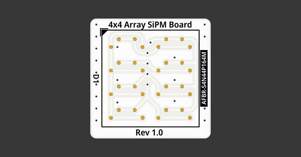 AFBR-SiPM-Array-Board on Kitspace