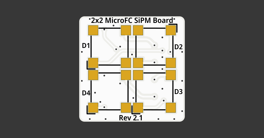 MicroFC-SiPM-Array-Board on Kitspace