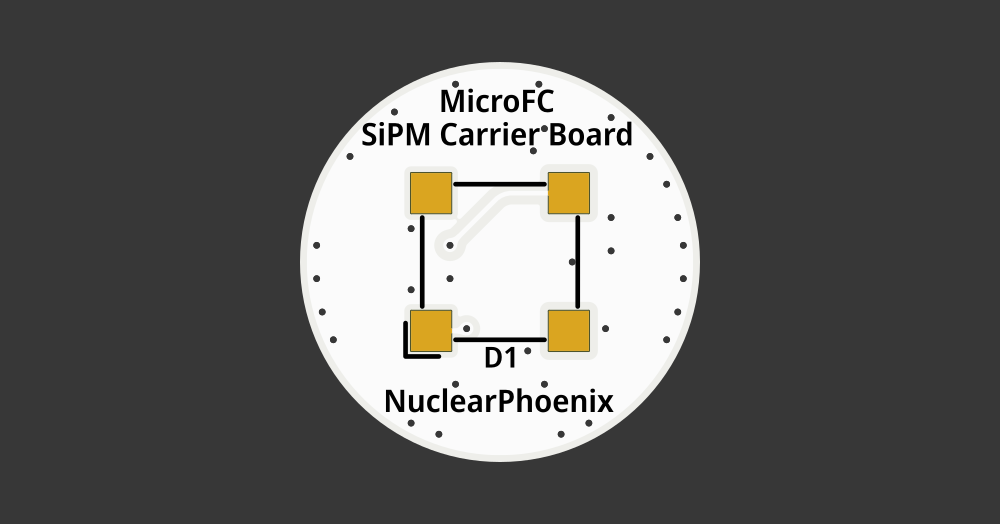 MicroFC-SiPM-Carrier-Board on Kitspace