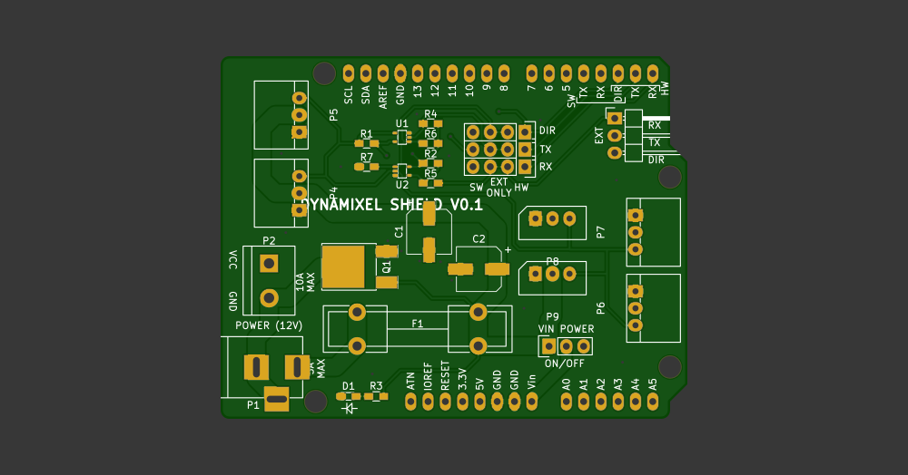 DynamixelShield on Kitspace
