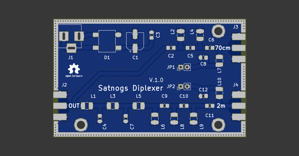 satnogs-diplexer on Kitspace